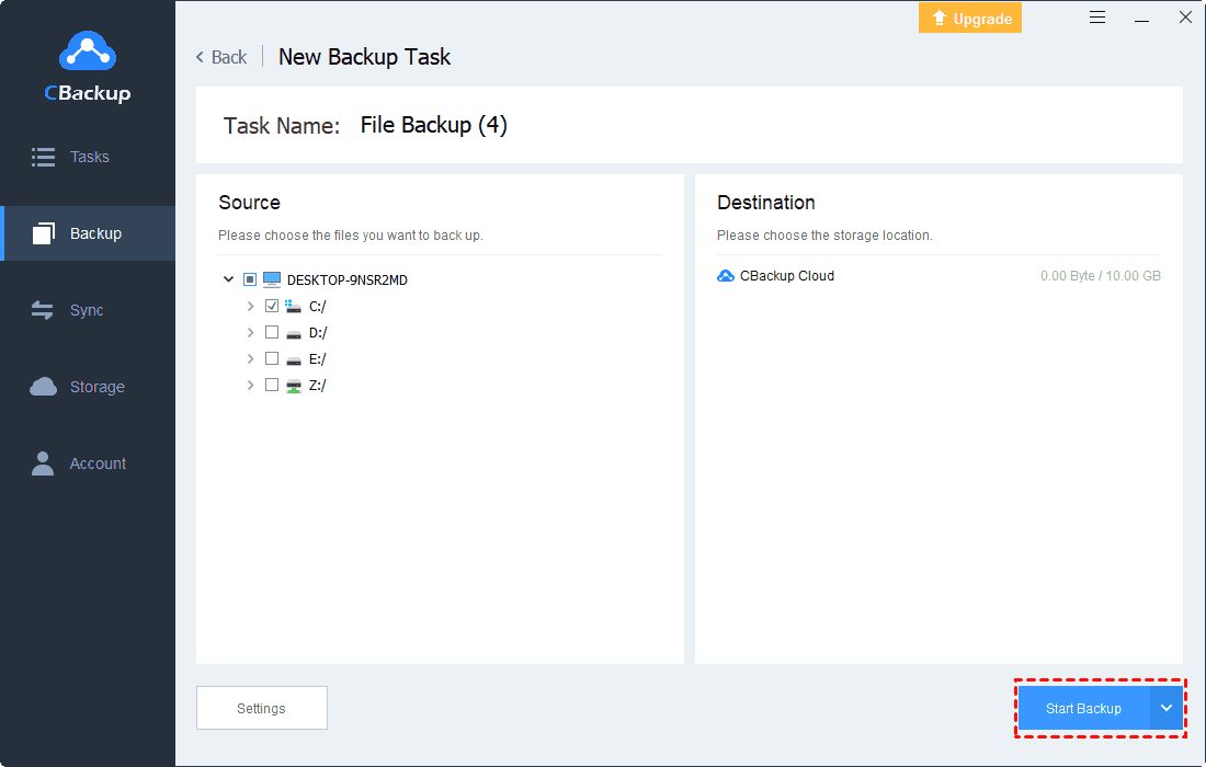 Free Online Backup for PC: Backup Computer to Cloud Easily!